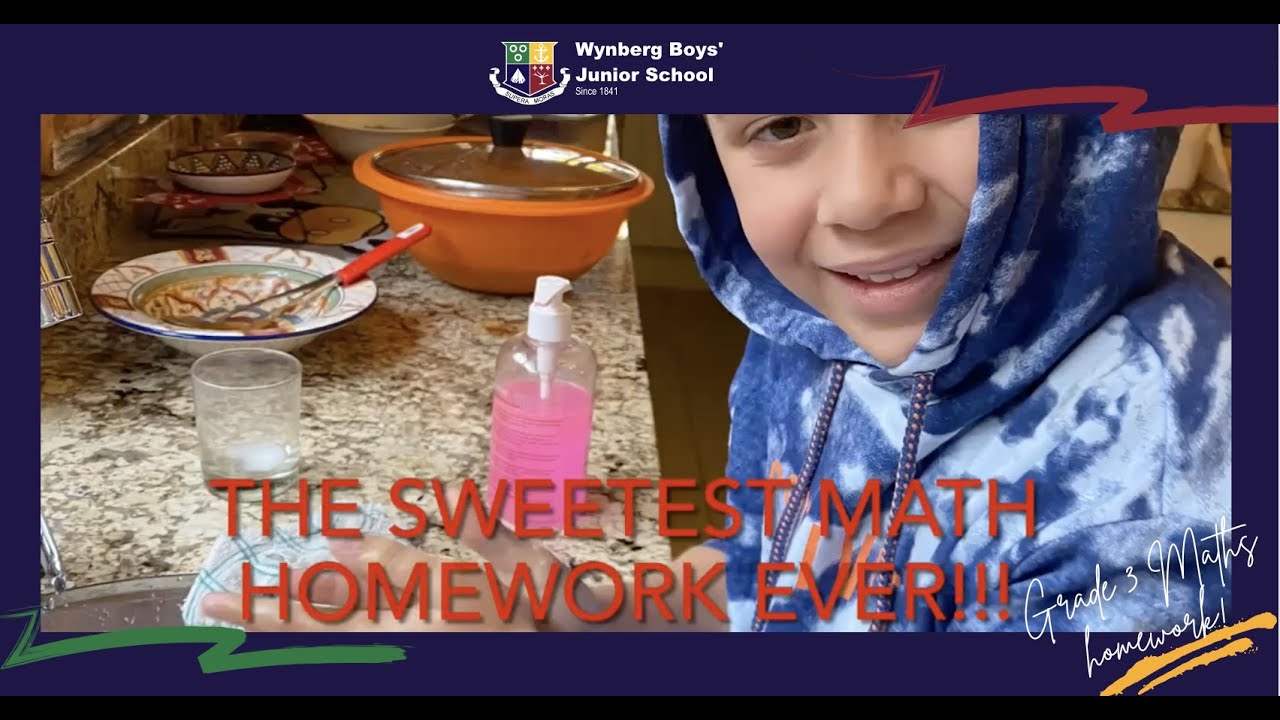 WBJS Grade 3 Baking Maths Homework - YouTube