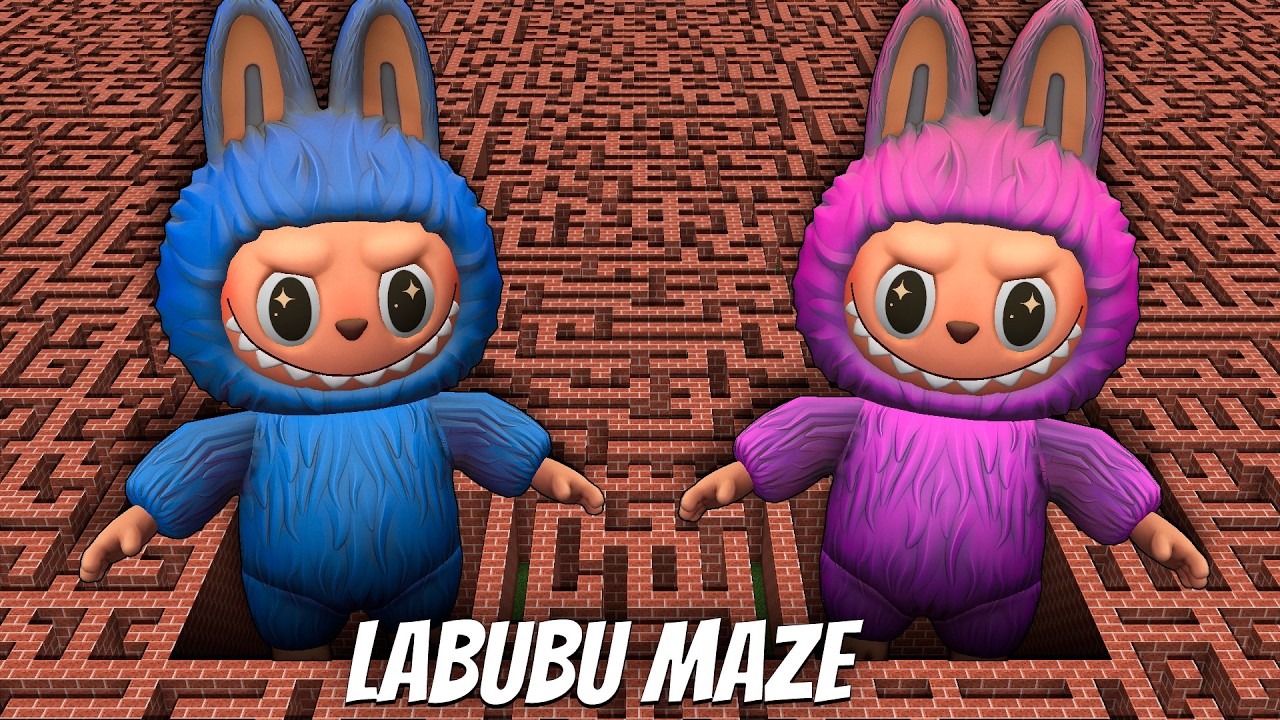 I found a BIGGEST LABUBU MAZE in Minecraft ! What's INSIDE the BIGGEST ...