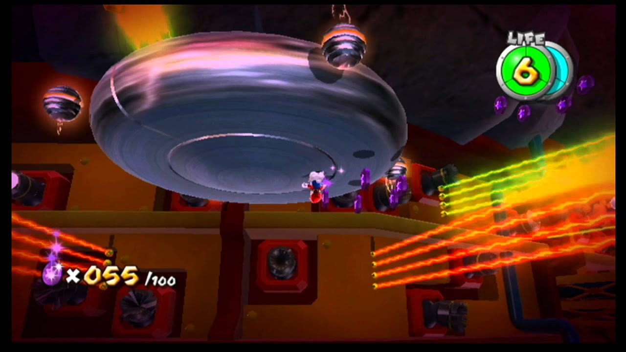 Super Mario Galaxy: Purple Coins on the Battlerock (Purple Comet) - YouTube