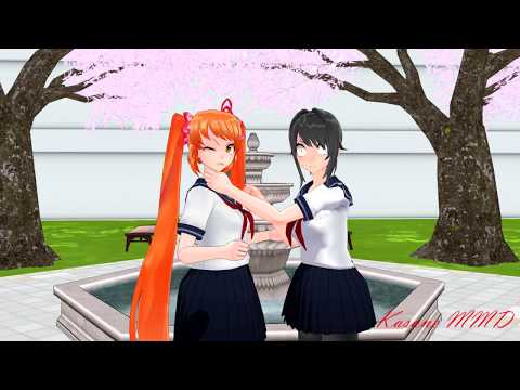 【MMD】Yandere Simulator - Epic Rap Battles of Akademi {Osana Najimi Vs Ayano Aishi}