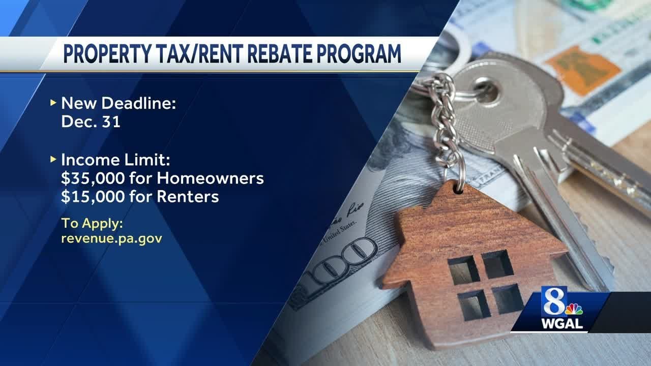 Application deadline extended for Property Tax/Rent Rebate program ...