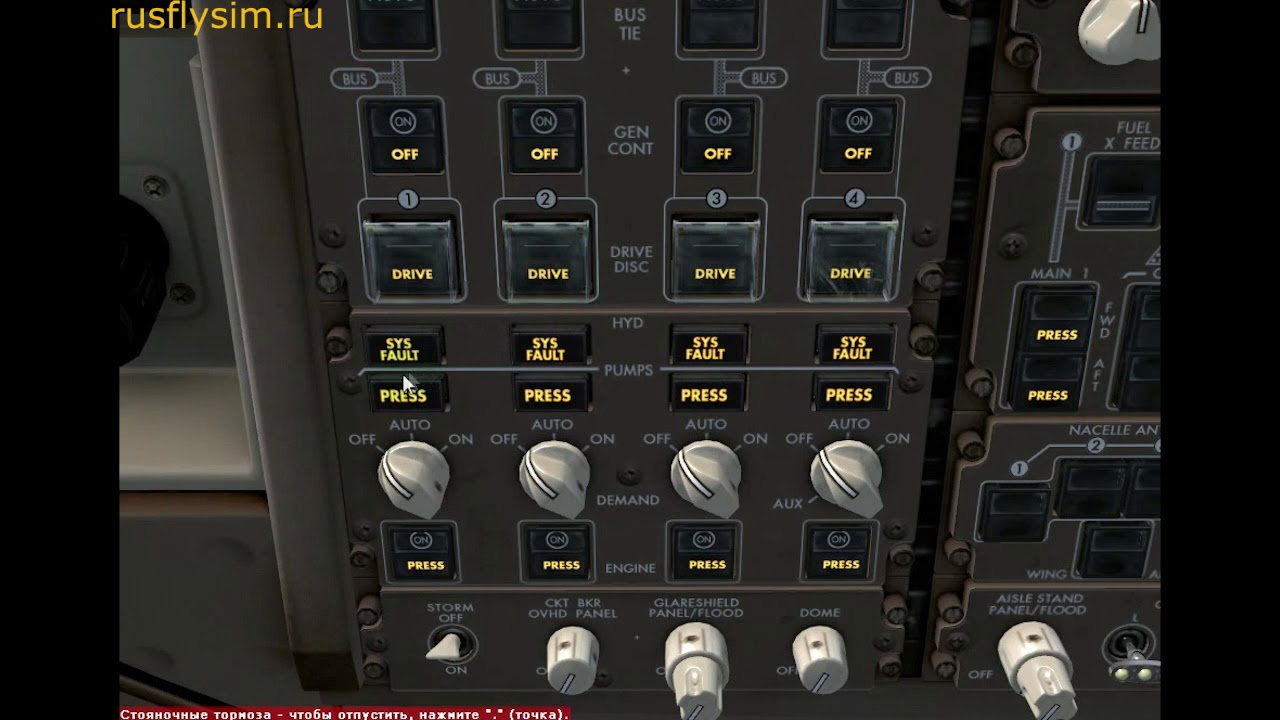 BOEING 747 overhead panel - YouTube