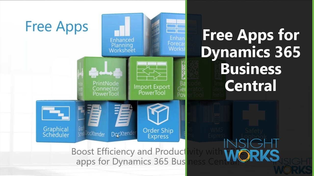 Free Apps for Dynamics 365 Business Central - YouTube