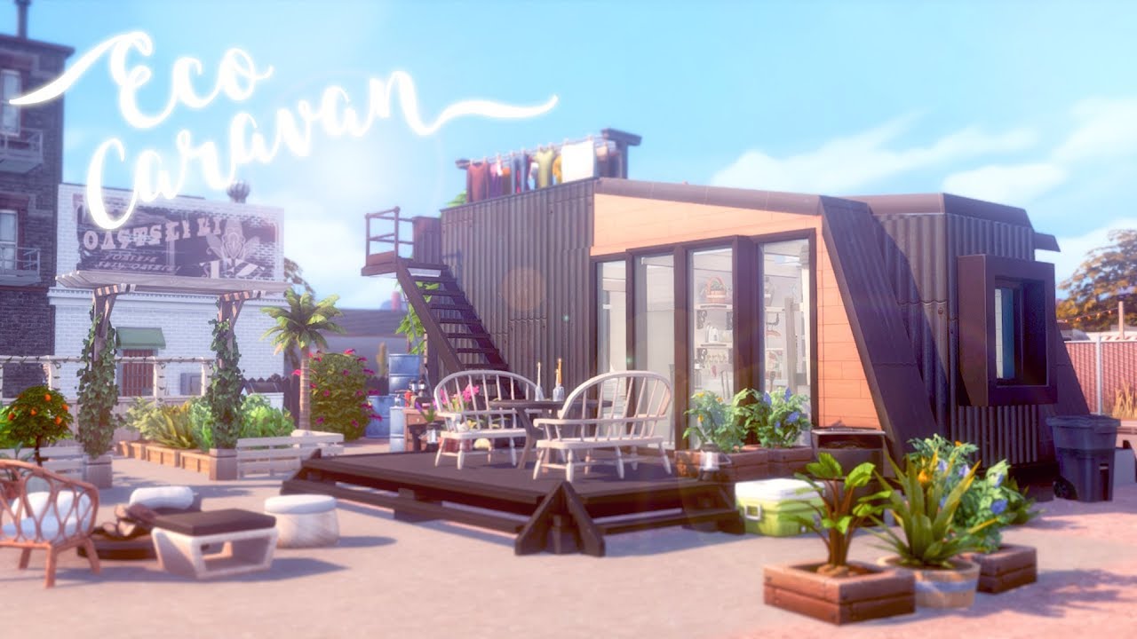 Eco Caravan 🌎 🌱 | Off The Grid | Speed Build | CC Free + Download Links ...
