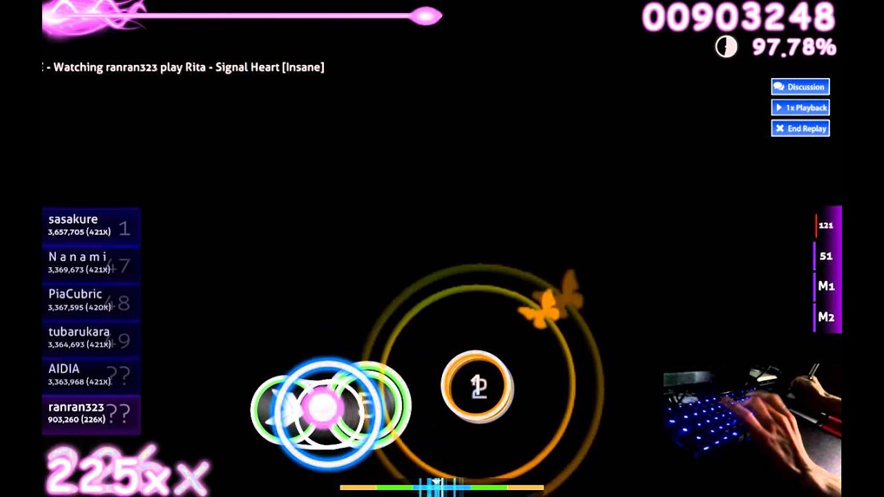 [osu!]Rita - Signal Heart [insane] 手元 hand cam - YouTube