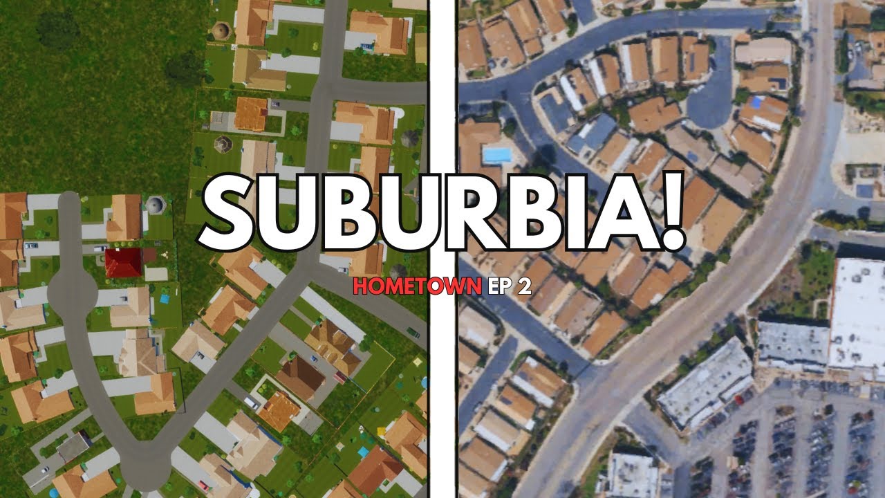 Lets Build SUBURBIA in My HOMETOWN! - Cities Skylines 2 - Escondido 2 ...