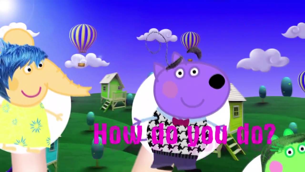 Peppa Pig Inside Out Costumes Party Finger Family Nursery Rhymes Lyrics ...