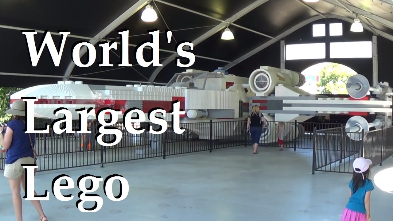 World's Largest Lego Model: Star Wars X-Wing fighter - YouTube