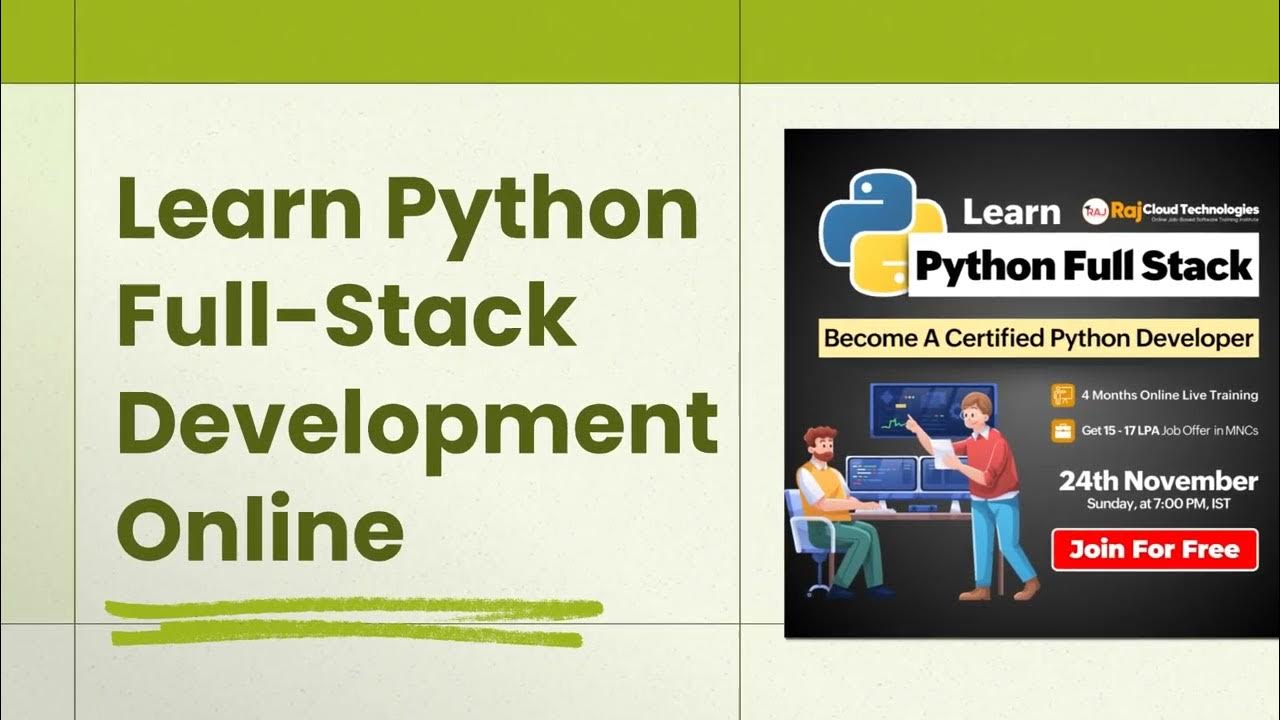 Python Full- Stack , Job-Based , Realtime Training - New Batch starting ...