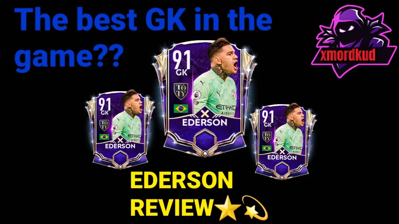 TOTY EDERSON REVIEW!! BEST GK IN FIFA MOBILE SO FAR?? ROAD TO THE GLORY ...