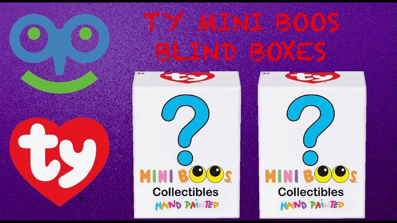TY Mini Boos Collectible Figures Blind Boxes - Opening - YouTube