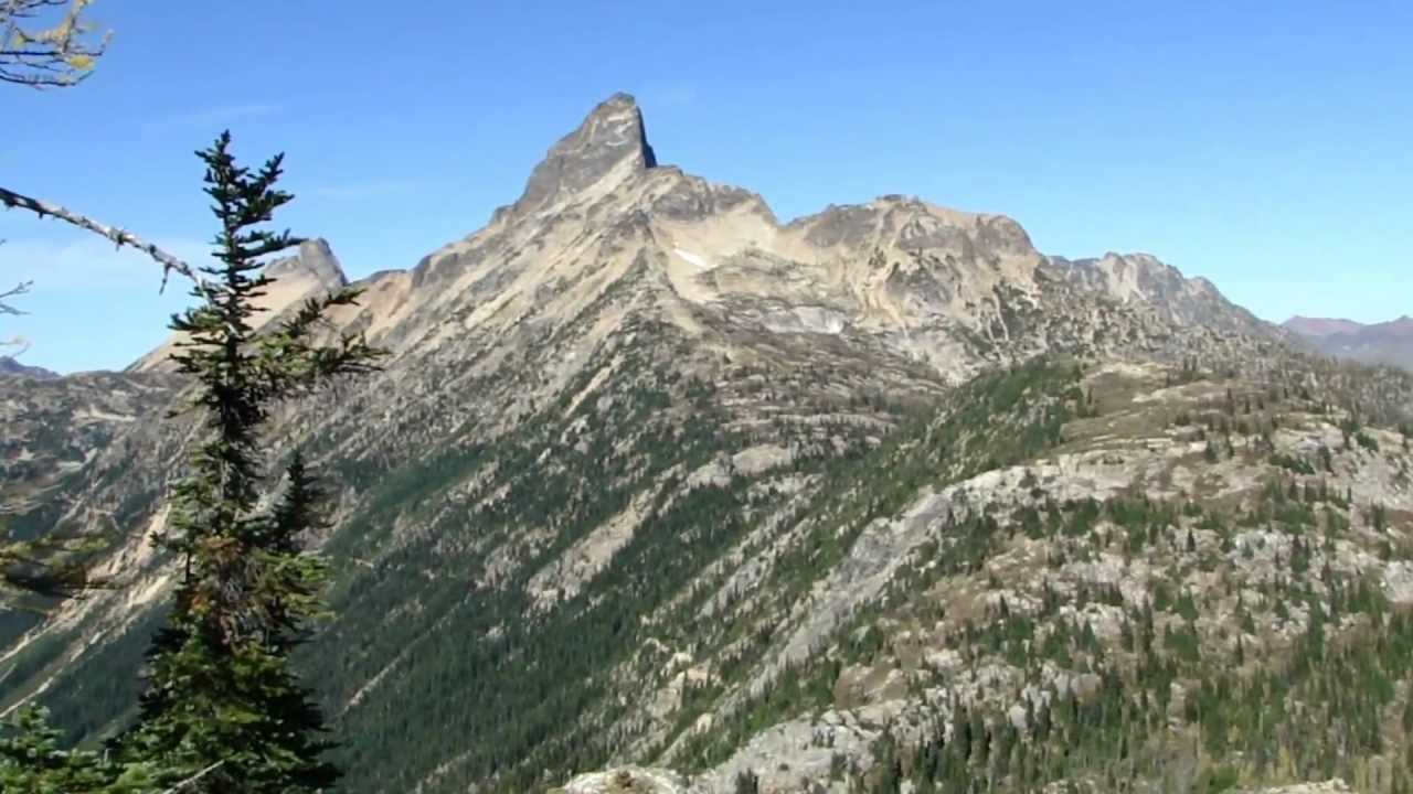 View from PCT past Cutthroat Pass near high point above Granite Pass ...