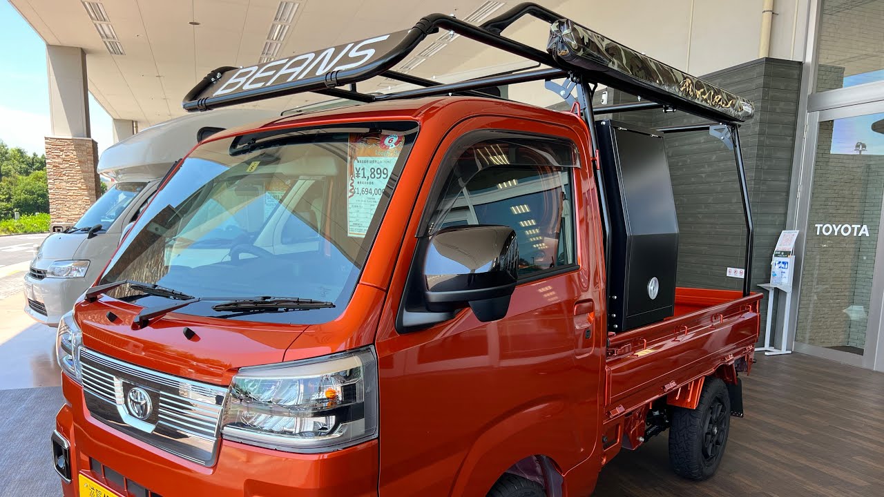 TOYOTA PICKUP MINI CARGO TRUCK PIXIS TRUCK WITH CAMPING KIT NEW ...