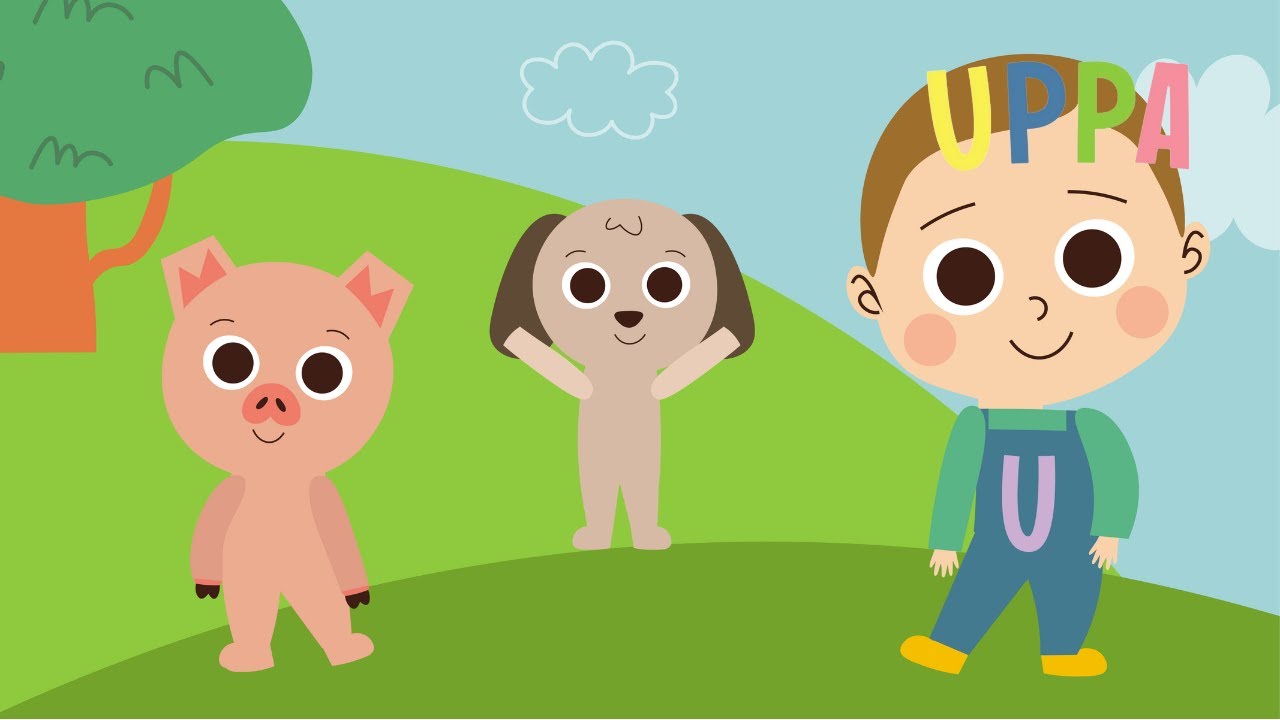 Head Shoulder Sknees And Toes | Kids Songs | Uppa - YouTube