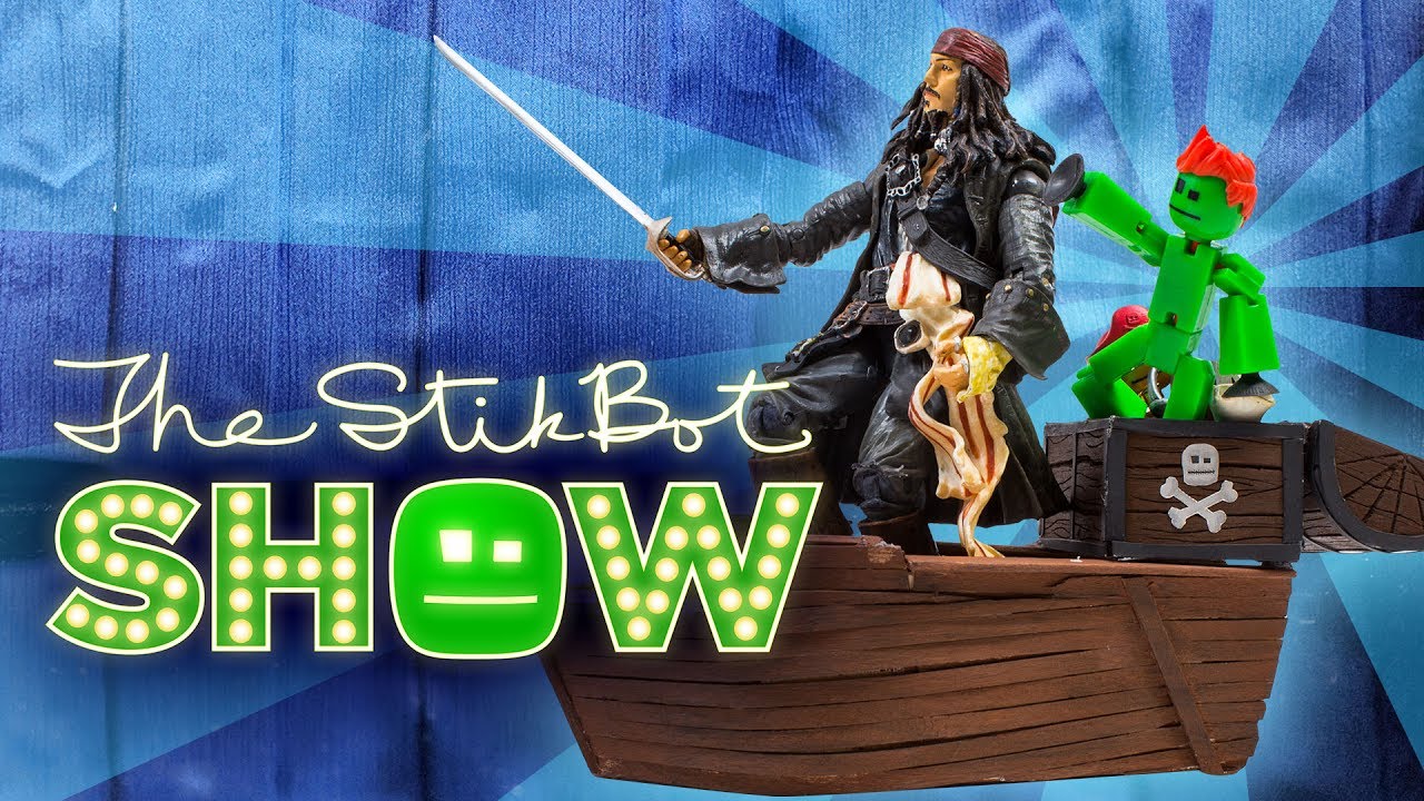The Stikbot Show 🎬 | The one with Captain Jack Sparrow - YouTube