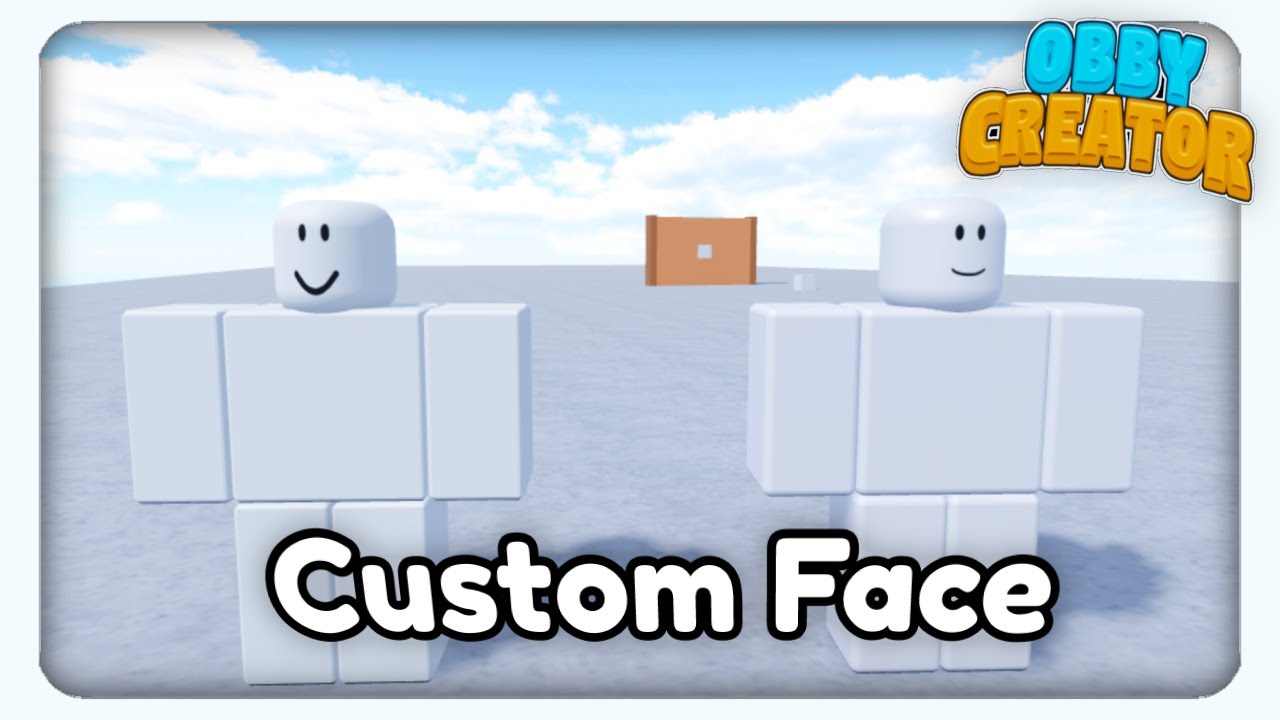 How To Make Custom Face Tutorial || Roblox - Obby Creator - YouTube
