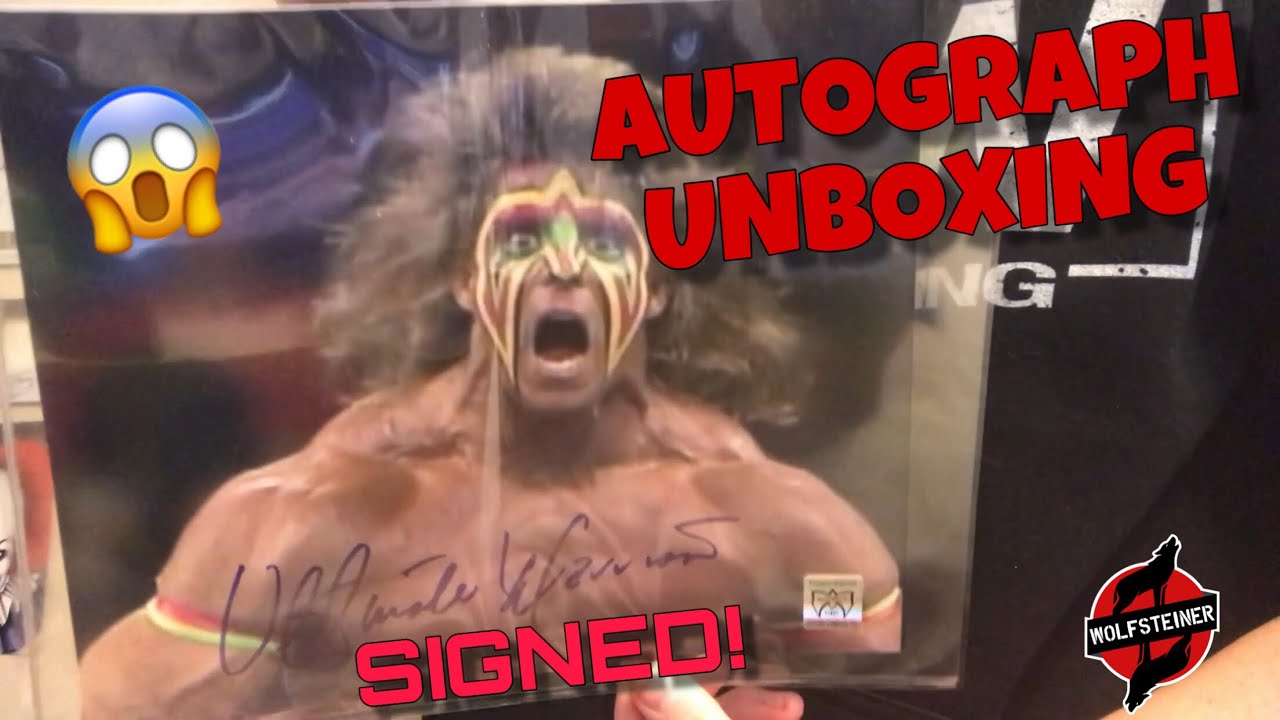 ULTIMATE WARRIOR AND MANDY ROSE AUTOGRAPH UNBOXING! - YouTube