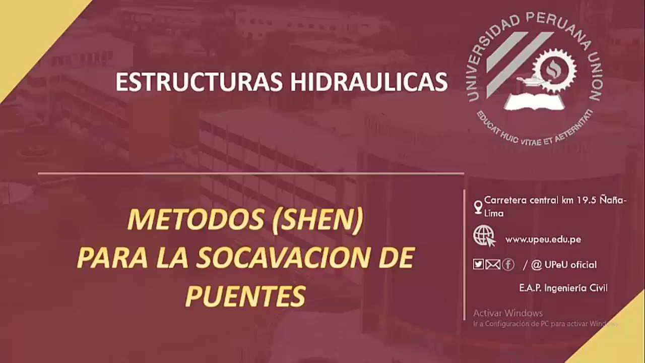 MÉTODOS DE SOCAVACIÓN - YouTube