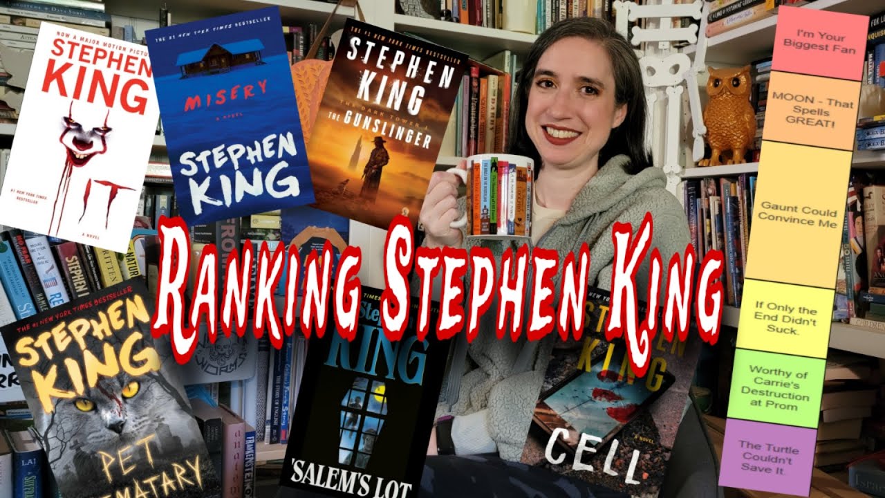 Tier Ranking Every Stephen King Book I've Read - YouTube