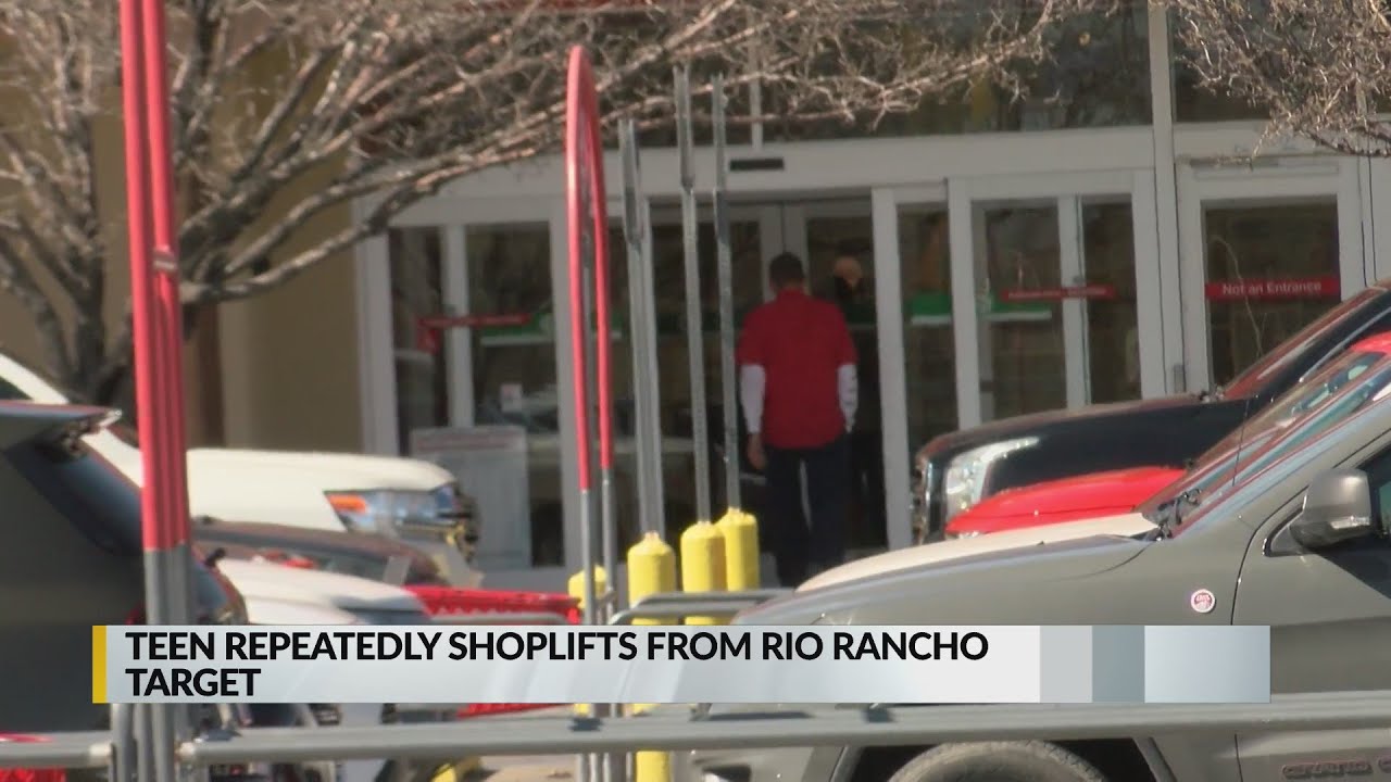 Teen repeatedly shoplifts from Rio Rancho Target - YouTube