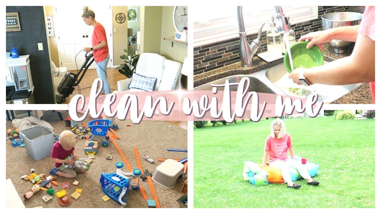 CLEAN WITH ME 2019 | CLEANING MOTIVATION | MESSY HOUSE SPEED CLEANING ...