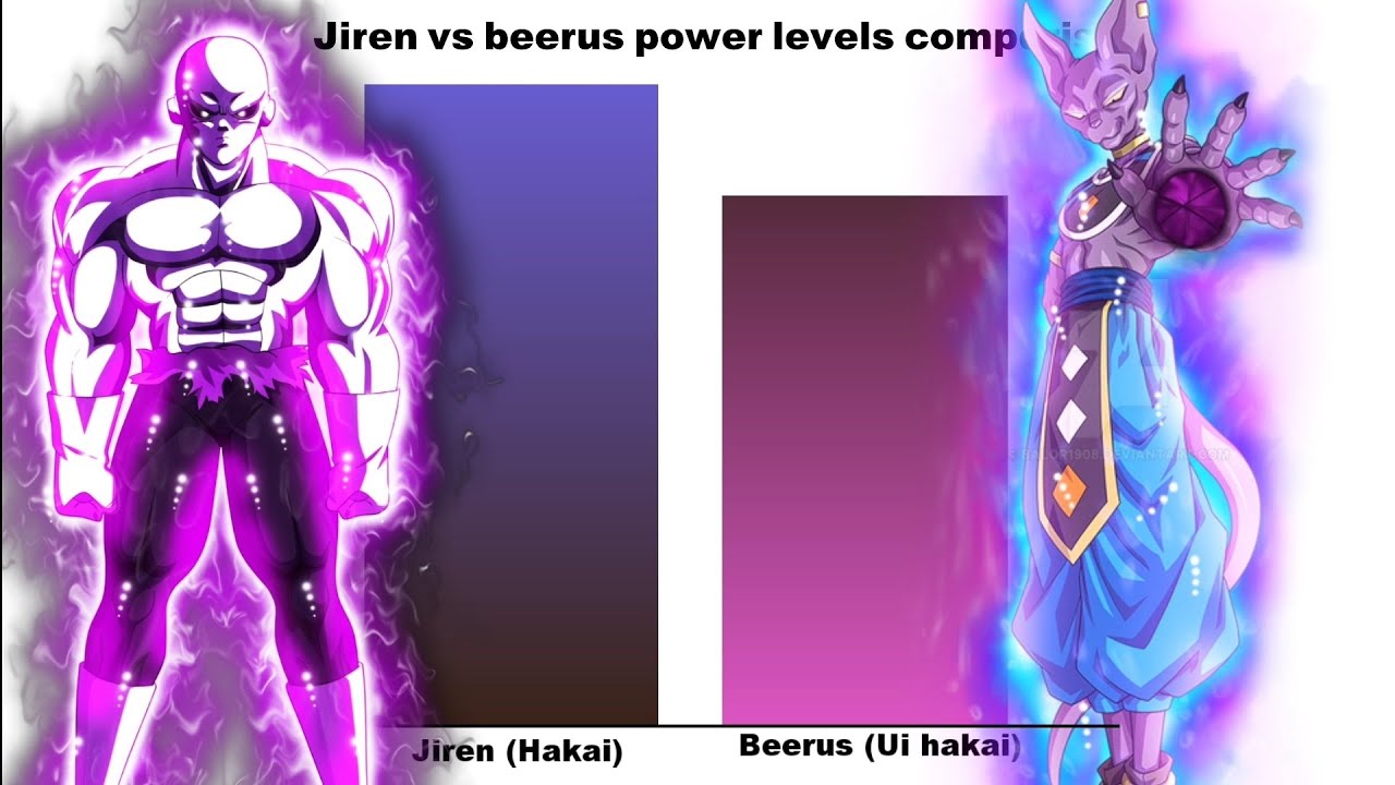 Jiren (Hakai) vs beerus (Ui hakai) power levels🔥🍿 - YouTube