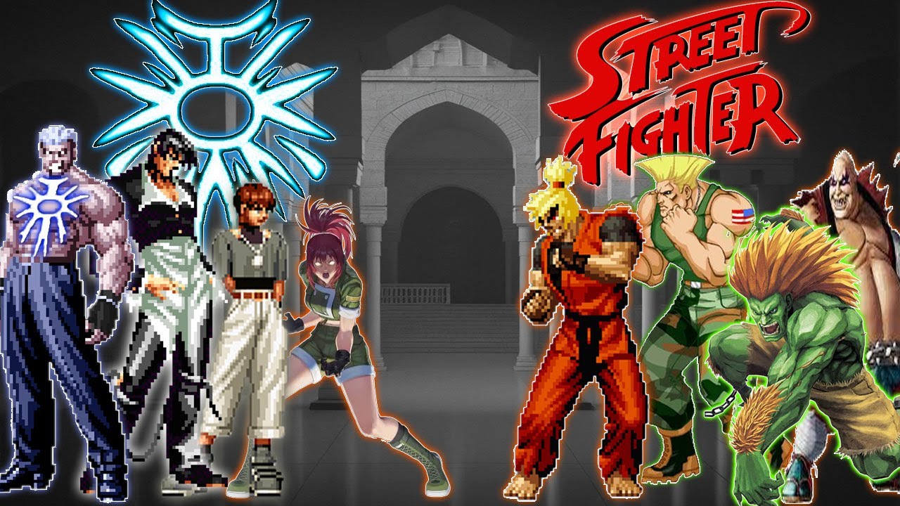 [Mugen KOF] Orochi Power Team Vs EarthQuake Team - YouTube