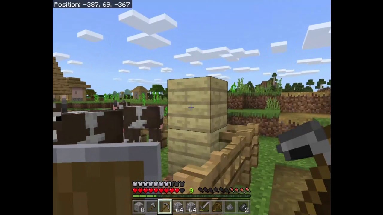 minecraft lets play (bedrock edition) part 3 - YouTube