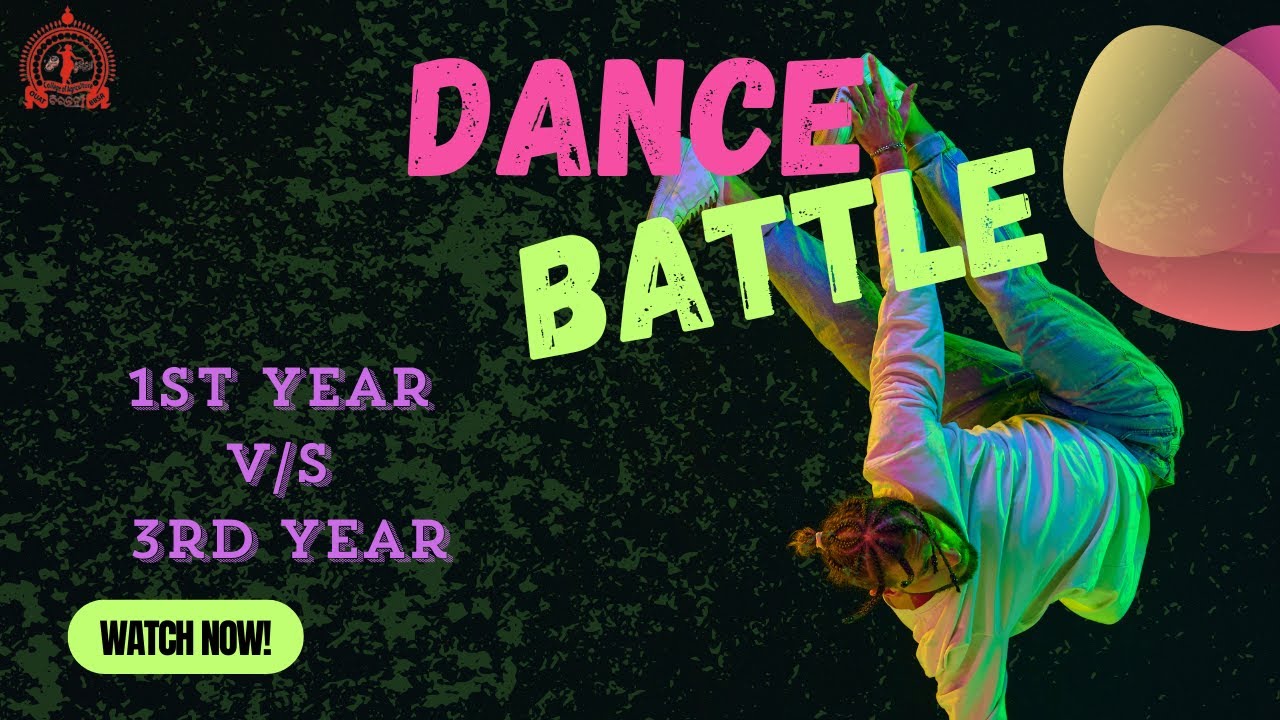Dance battle league round (1st year v/s 3rd year) - YouTube