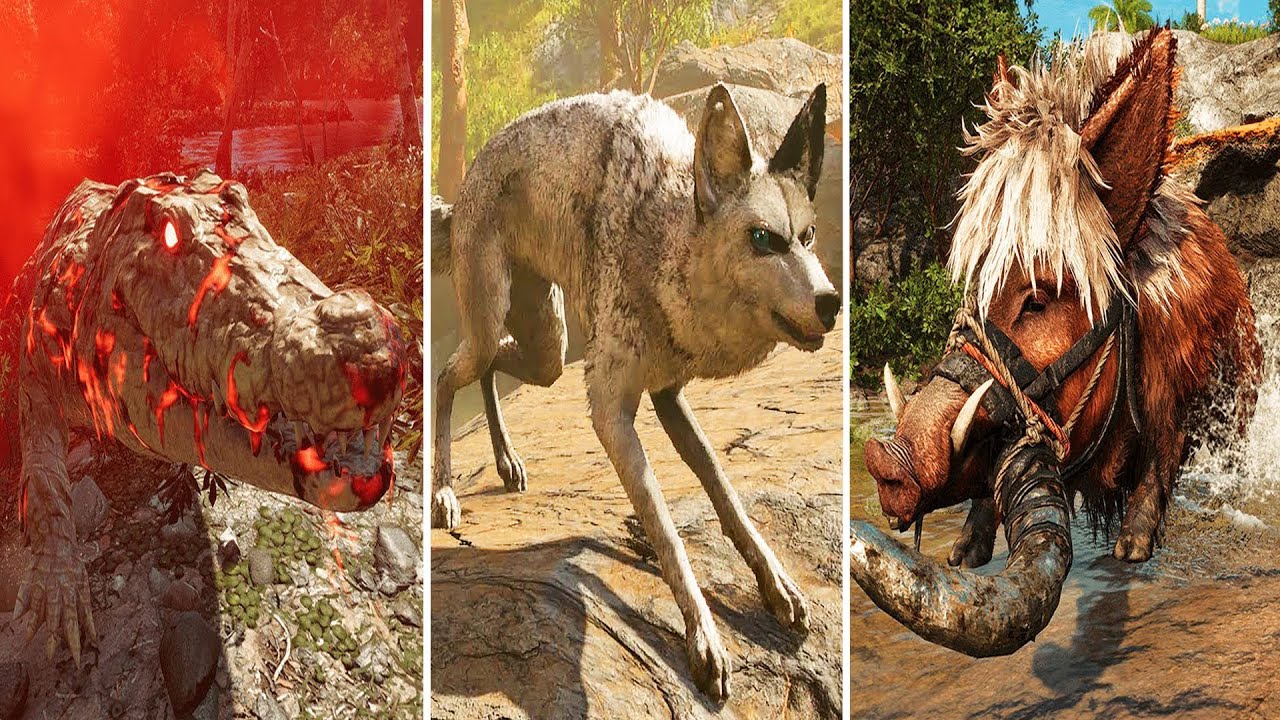Far Cry 6 - All Mythical Animals Boss Fights And Locations - YouTube