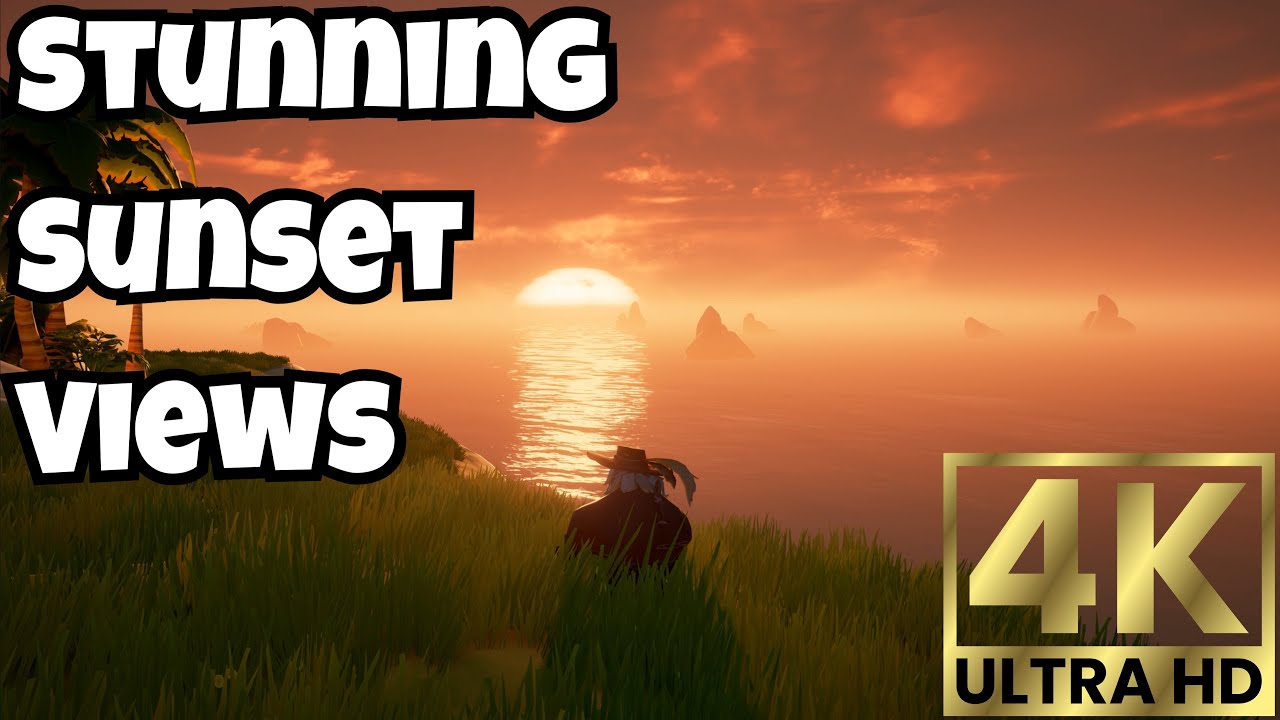 Sea of Thieves Sunset 4K – Stunning In-Game Cinematic & Relaxing Pirate ...