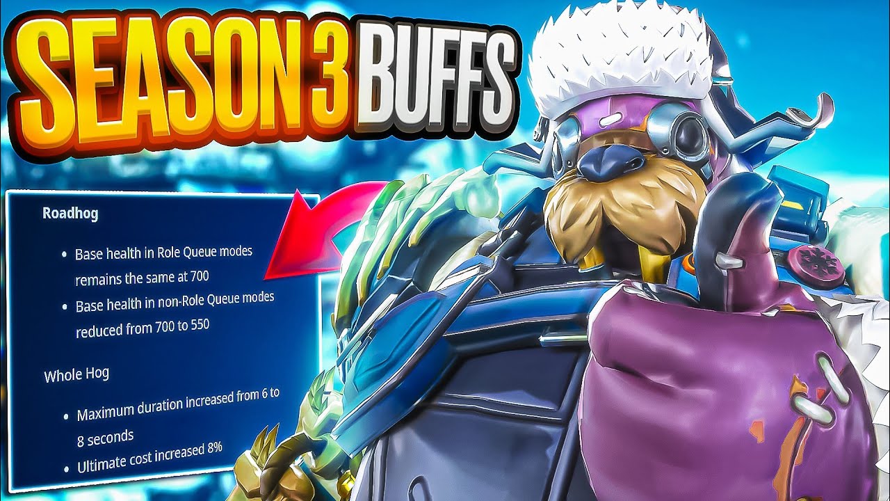 SEASON 3 HOG BUFF! | Overwatch 2 - YouTube