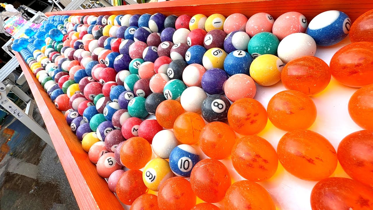 100 Marble Run⭐ Dragon Ball, Billiard Ball, and Mario Kart Racing ...