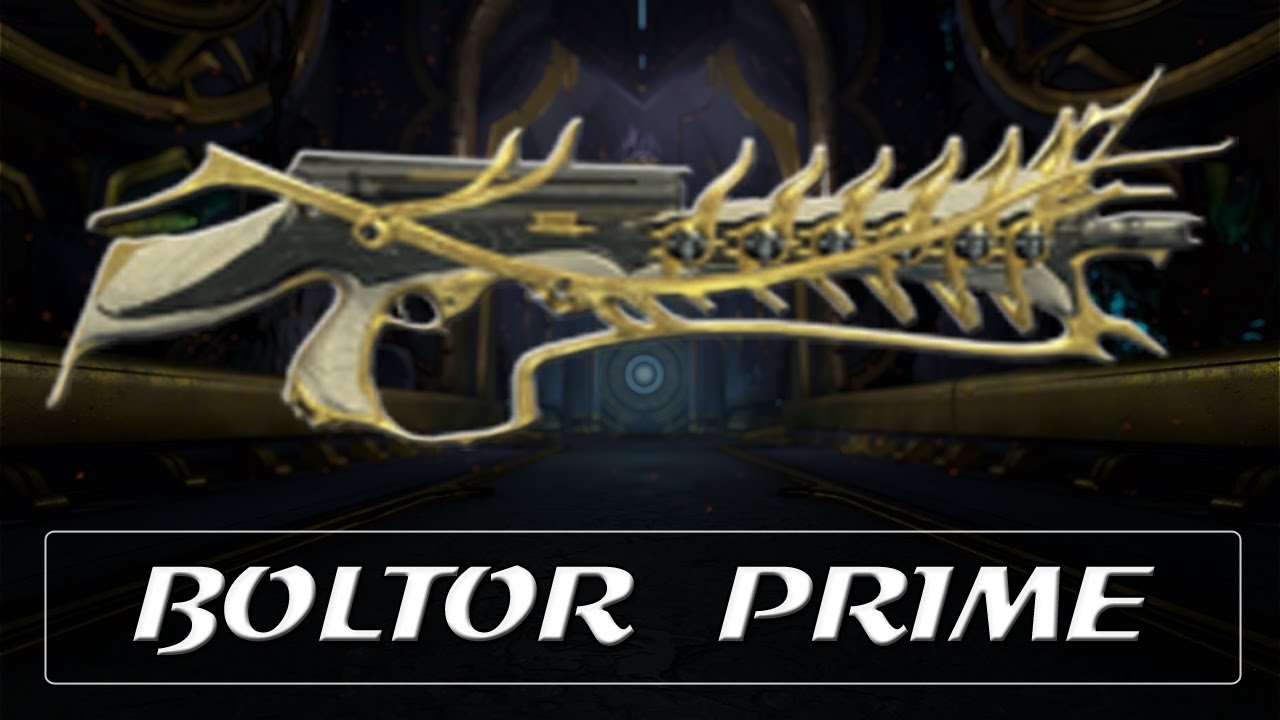 Warframe Weapon Encyclopedia - Boltor Prime (2021) - YouTube