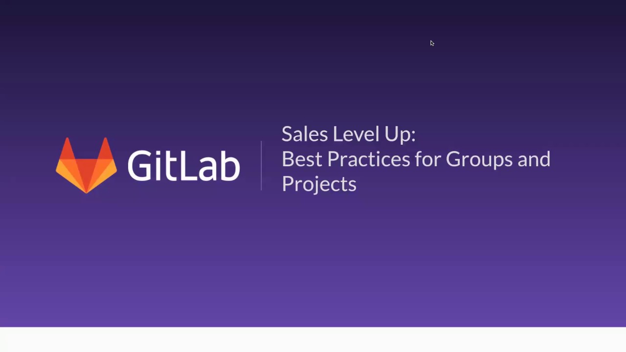 Sales Level Up: Groups and Projects - YouTube