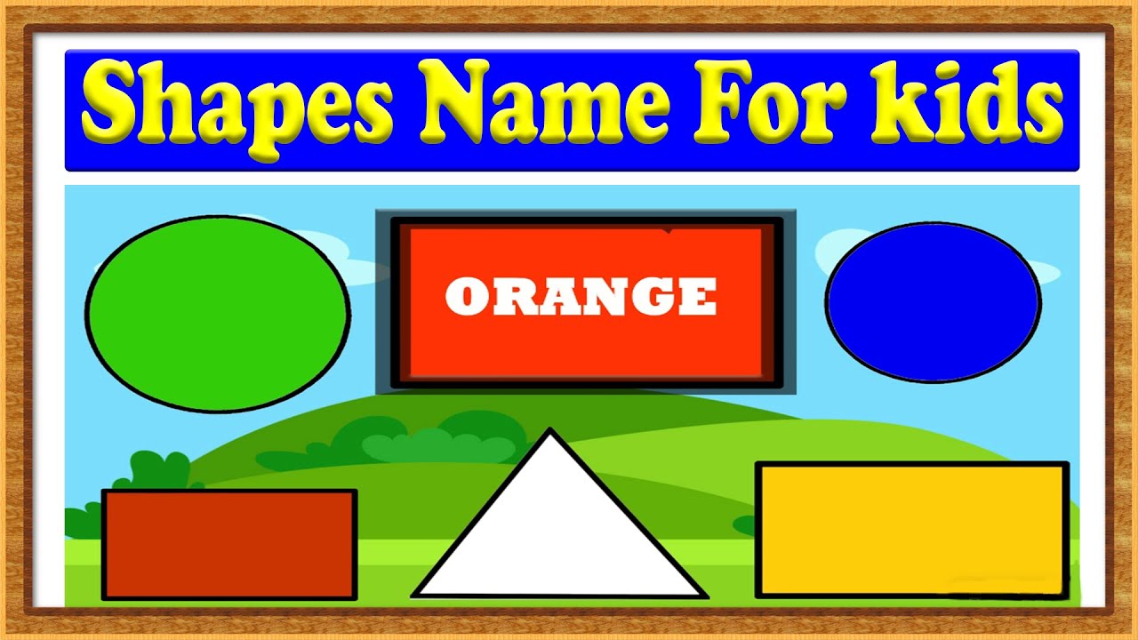 Shapes Name For Kids | Kids Learning | Learn Shapes Name | Learn shapes ...