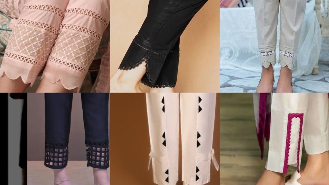 Nero bottom new style/plazo bottom designs/trouser design with pattern ...