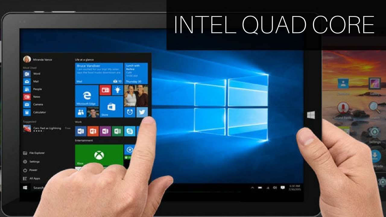 2 in 1 Ultrabook Tablet PC Keyboard Windows10 & Android - YouTube