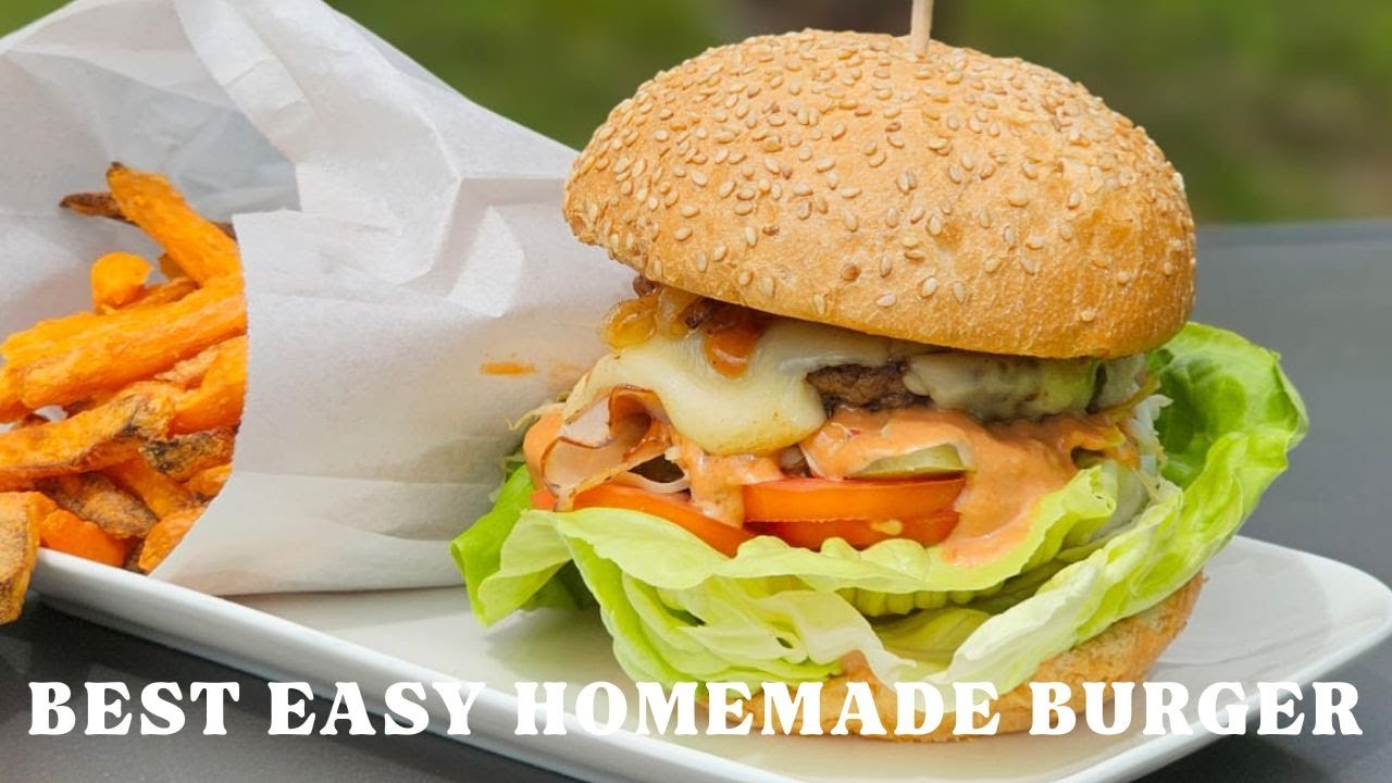 The Best Easy Homemade Burger Recipe You Can Make - YouTube