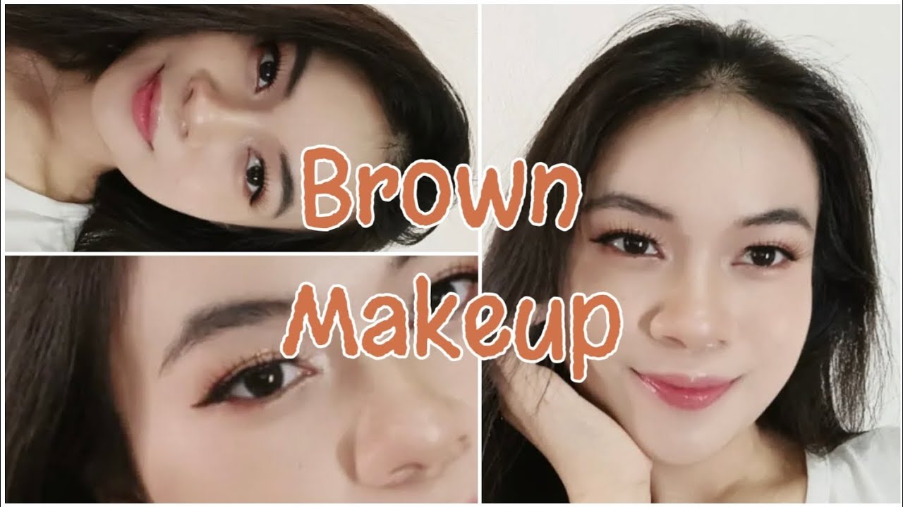 Brown Makeup Tutorial Look | Makeup look - YouTube