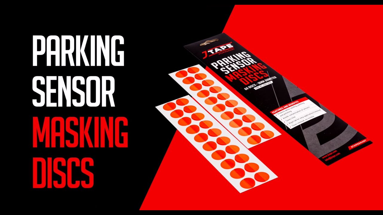 JTAPE Parking Sensor Masking Discs - #TAPESMART - YouTube