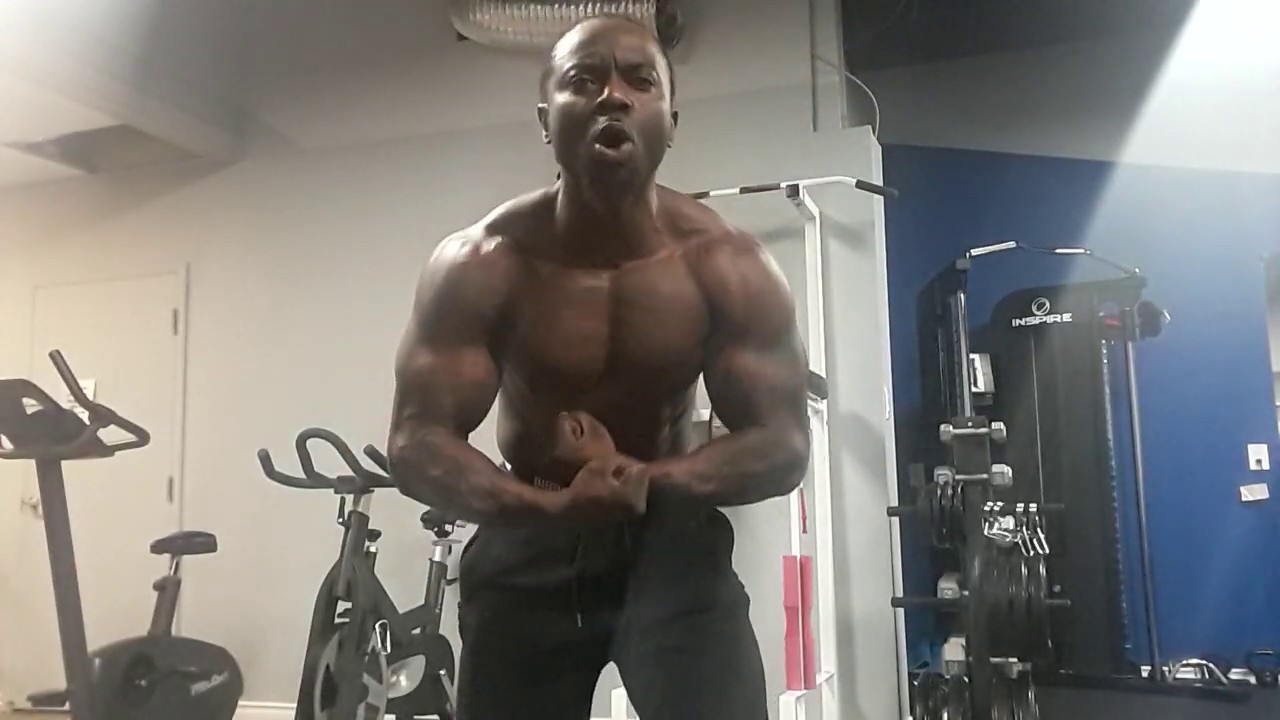 Muscle God flexing and chest bouncing - YouTube