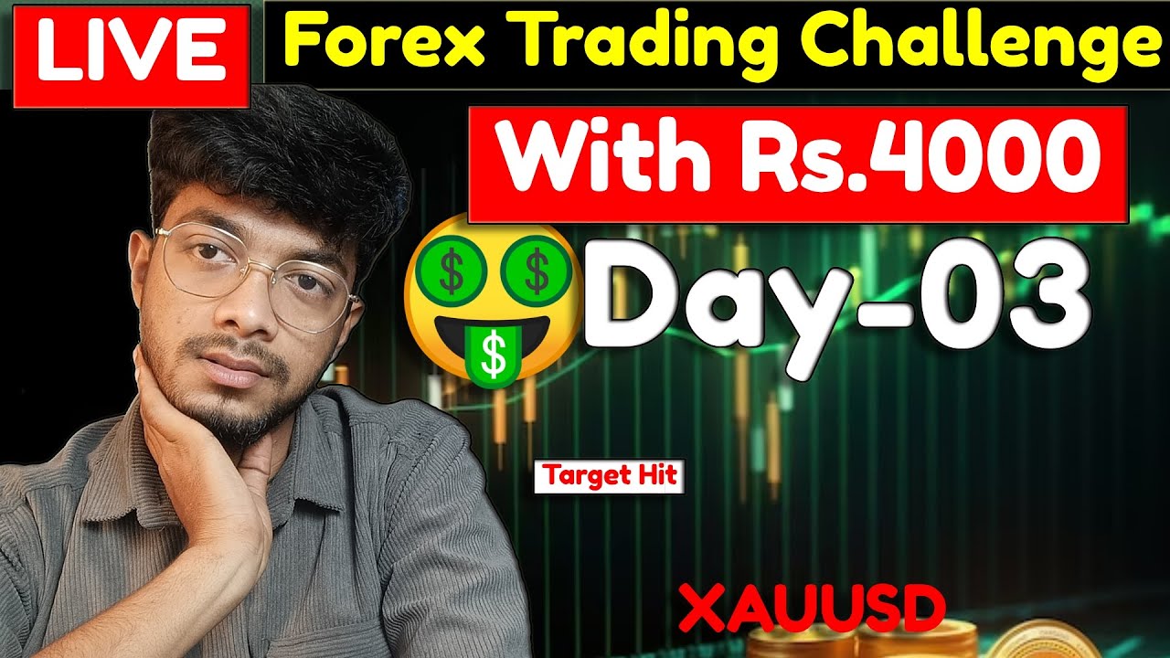 Live 🔴 Forex Trading 100-Day Challenge with Just Rs.4000 Capital! 🚀💹 ...