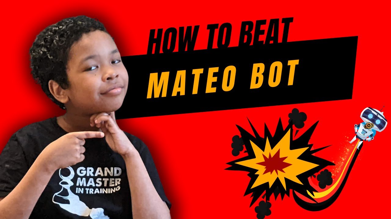 8 Year Old Chess Prodigy vs Mateo bot - How to Beat Chess . com Bot - YouTube