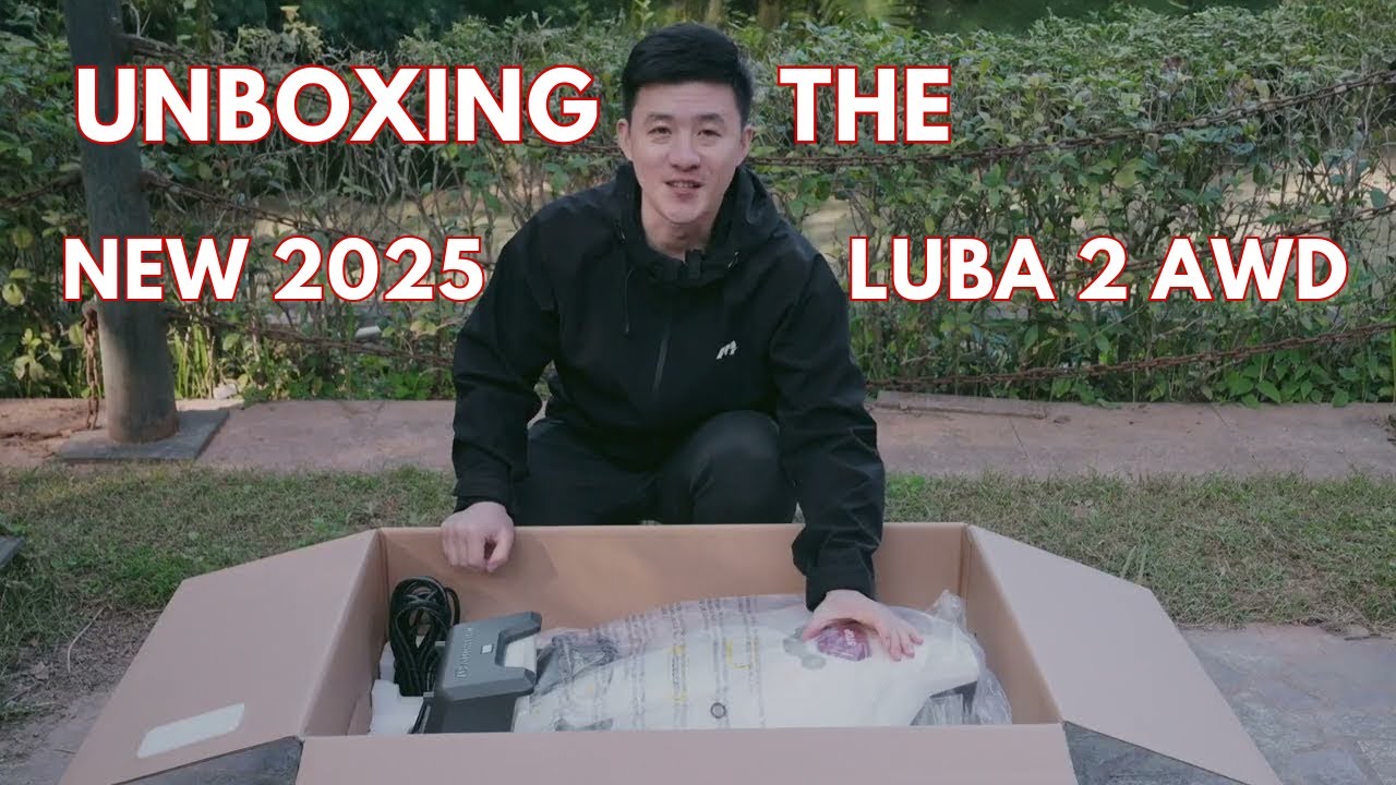Unboxing Mammotion LUBA 2 AWD X Robotic Mower (2025) - YouTube
