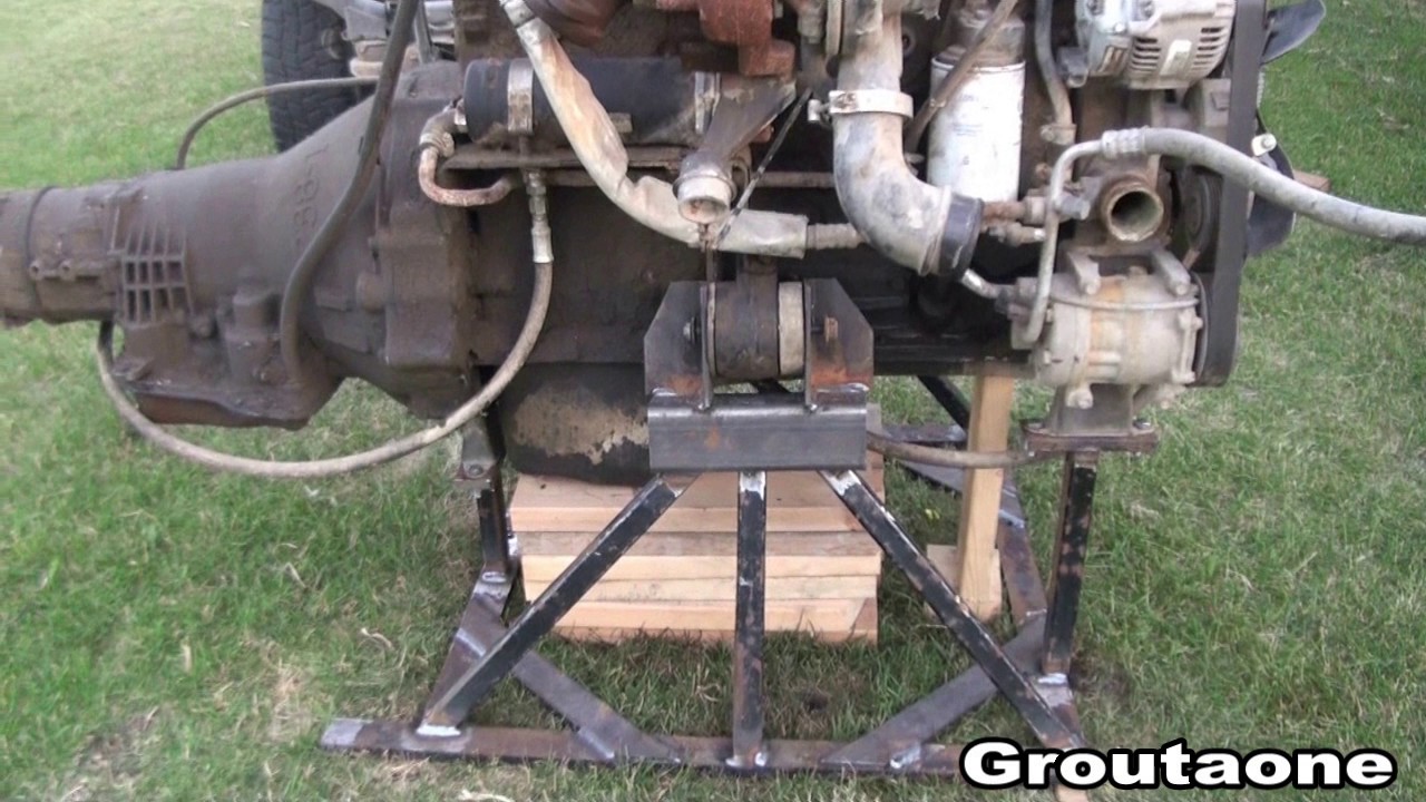 Cummins 12 Valve, Building A Transport/Work Stand - YouTube