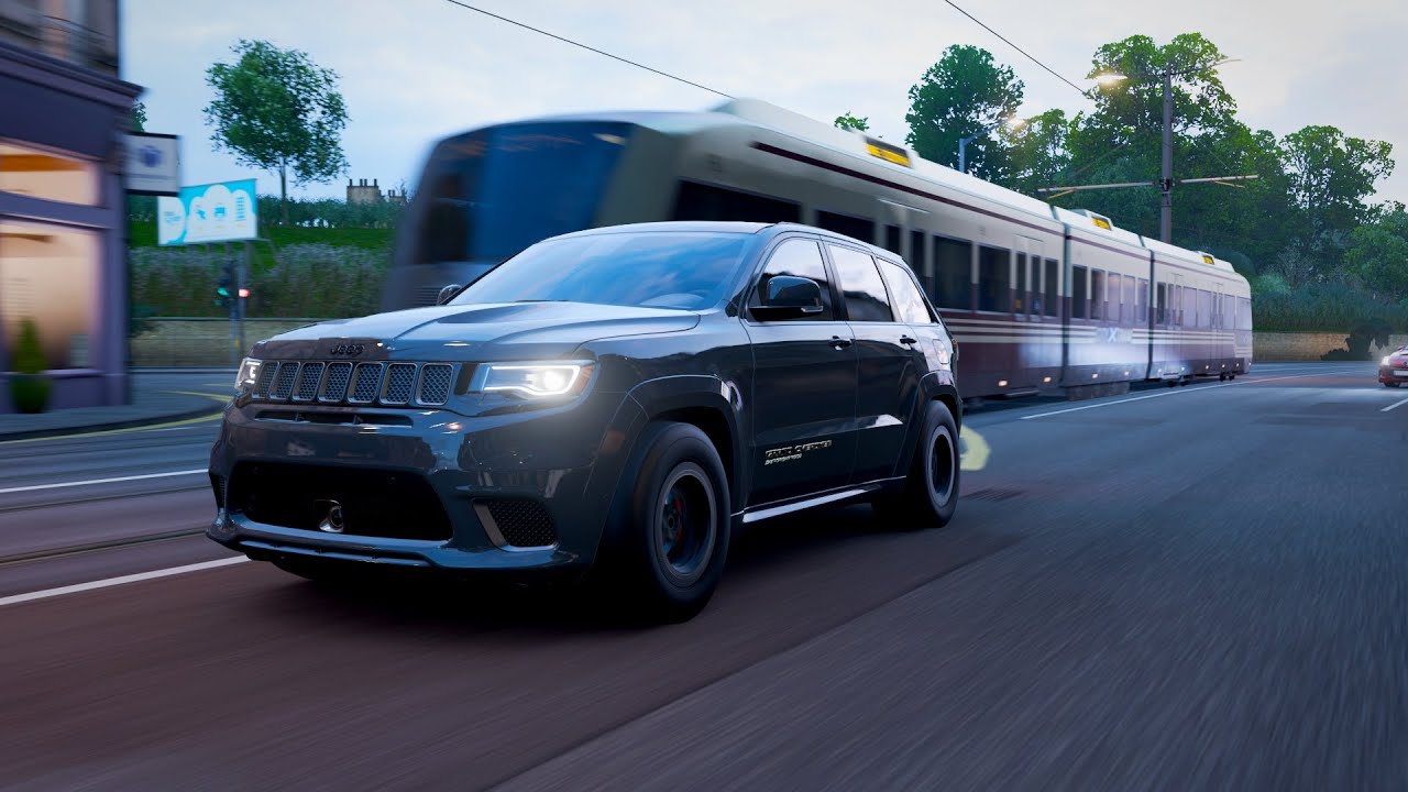 1,000+ HP TUNED TRACKHAWK TAKE OVER STREETS - FORZA HORIZON 4 - YouTube