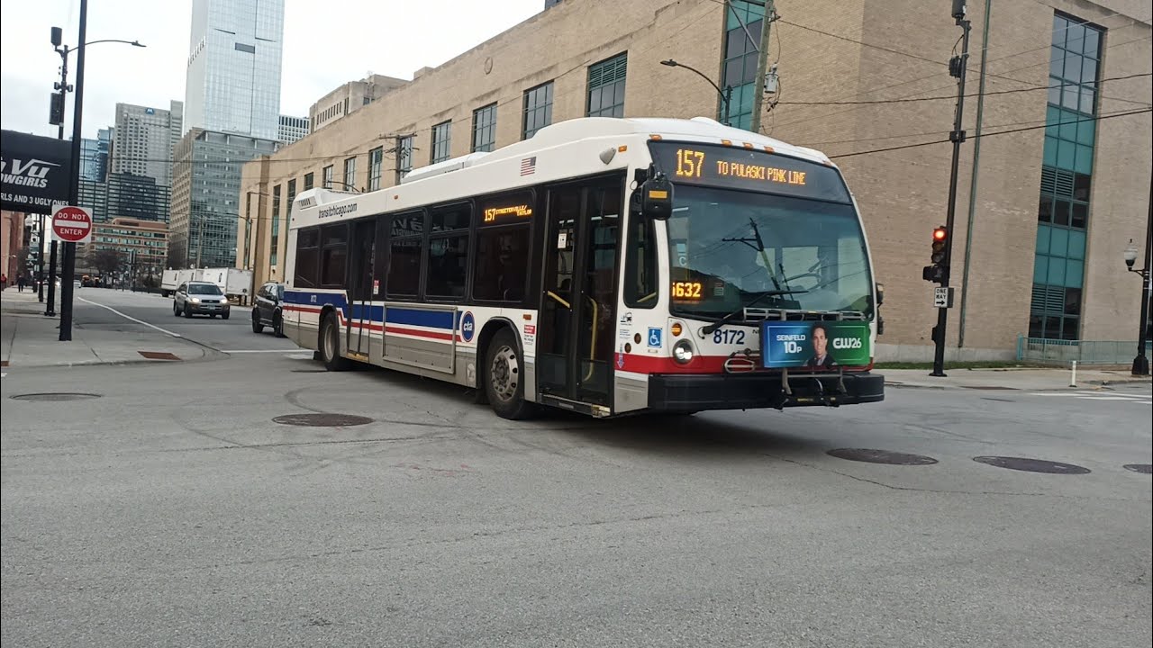 CTA 2014 Nova Bus LFS 8172 On Rt 157 Streeterville/Taylor - YouTube