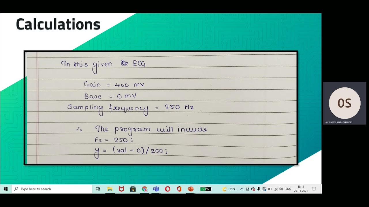 Removing High Frequency Noise From an ECG Signal || Digital Signals and ...