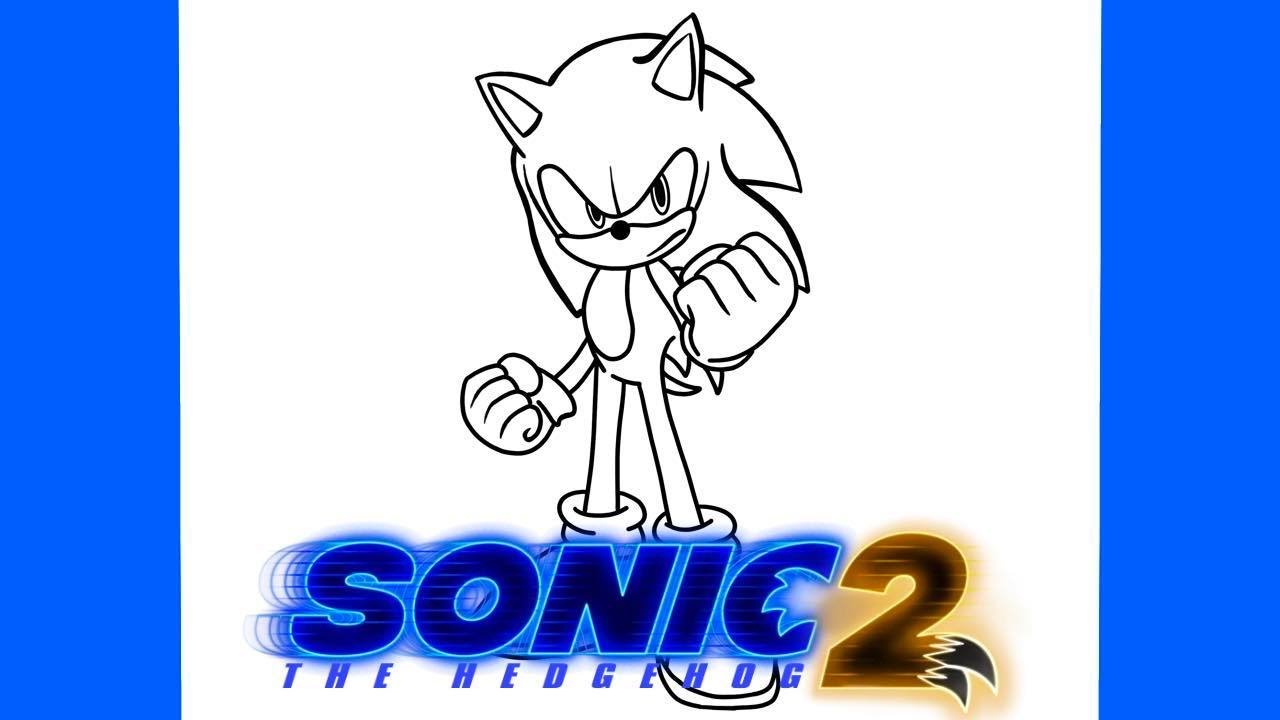 Desenez Personaje din Desene Animate⚡SONIC the Hedgehog⚡Desen Usor Pas ...